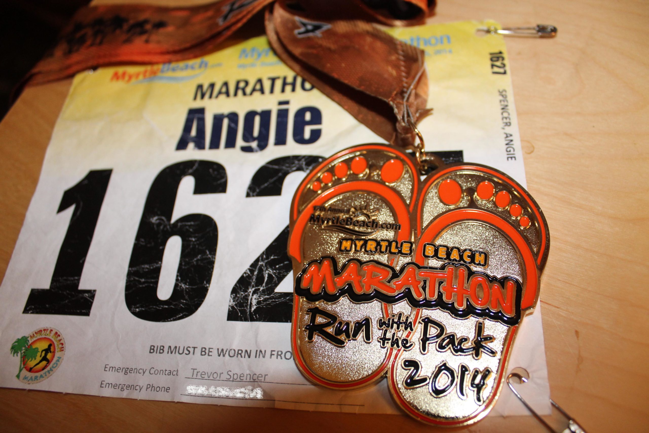 Myrtle_Beach_Marathon_Medal | Marathon Training Academy